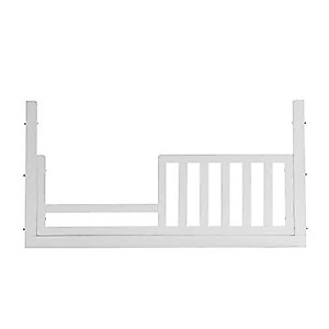 Contours - Roscoe - Toddler Bed & Day Bed Conversion Kit Easy-to-Assemble with Built-in Hardware – White