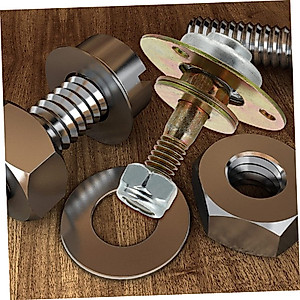 DOITOOL 4pcs Rocking Chair Bearing Mechanic Accessories Furniture Bolts Patio Chair Leveling Screws Glider Rocker Parts Chair Leg Screw Caps Bearing for Rocking Chair Rocking Chair Bearing