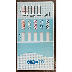 10 Panel Generic Multi Drug Urine Dip Card Test Kit (COC/THC/OPI/OXY/mAMP/BZO/BUP/MTD/TCA/BAR)(Multiple Quantities)(250)