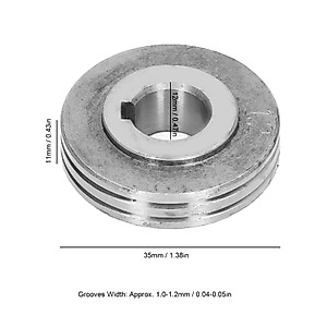 Wires Rolls Wheel, Drive Roll Replacement, Wire Feed Drive Roller 5Pcs for Welder Equipment Part