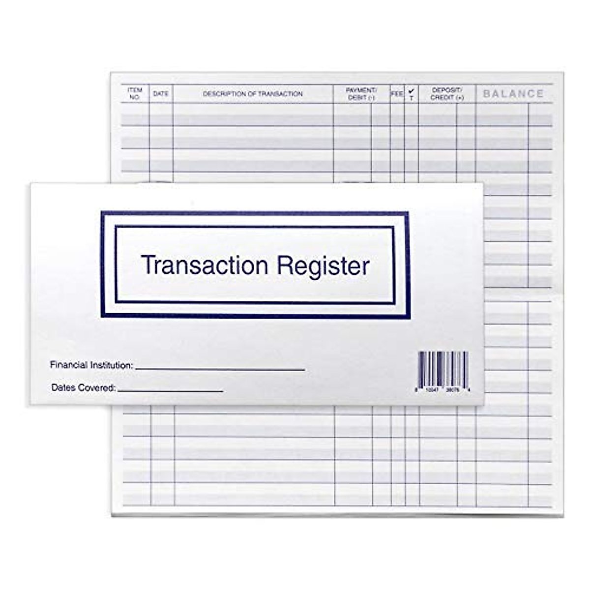 Checkbook Registers for Personal Checkbook, Transactions Ledgers, Pack of 10, 2022-2023-2024