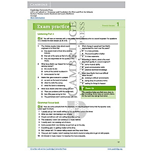 Grammar and Vocabulary for First and First for Schools Book with Answers and Audio (Cambridge Grammar for Exams)