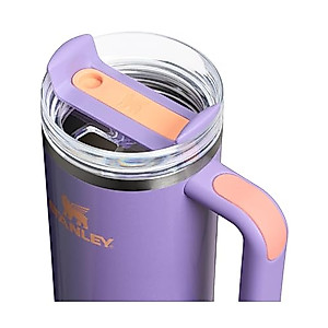 Stanley Quencher H2.0 Tumbler with Handle and Straw 30 oz | Flowstate 3-Position Lid | Cup Holder Compatible for Travel | Insulated Stainless Steel Cup | BPA-Free | Periwinkle Shimmer