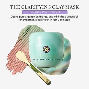 TATCHA The Clarifying Clay Mask | Exfoliating Pore Treatment Creates a Warming Sensation To Open & Purify Pores | 1.7 oz