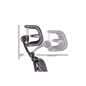 Engineered Now The Original Headrest for The Herman Miller Aeron Chair (H4 for Classic, Carbon)