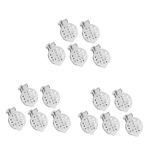 SEWACC 150 pcs Frog Ornament Earring Findings Pad Base Earrings Backs for Studs DIY Earring Accessories Clip-on Earring Converter Ear Cuff Earrings Flat Tray Earring Clip Back pad Blank