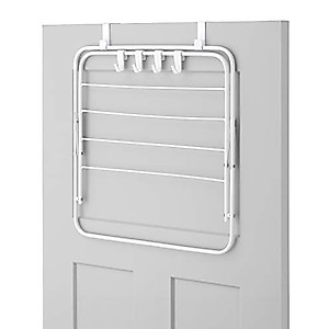 Whitmor Over The Door Drying Rack, White