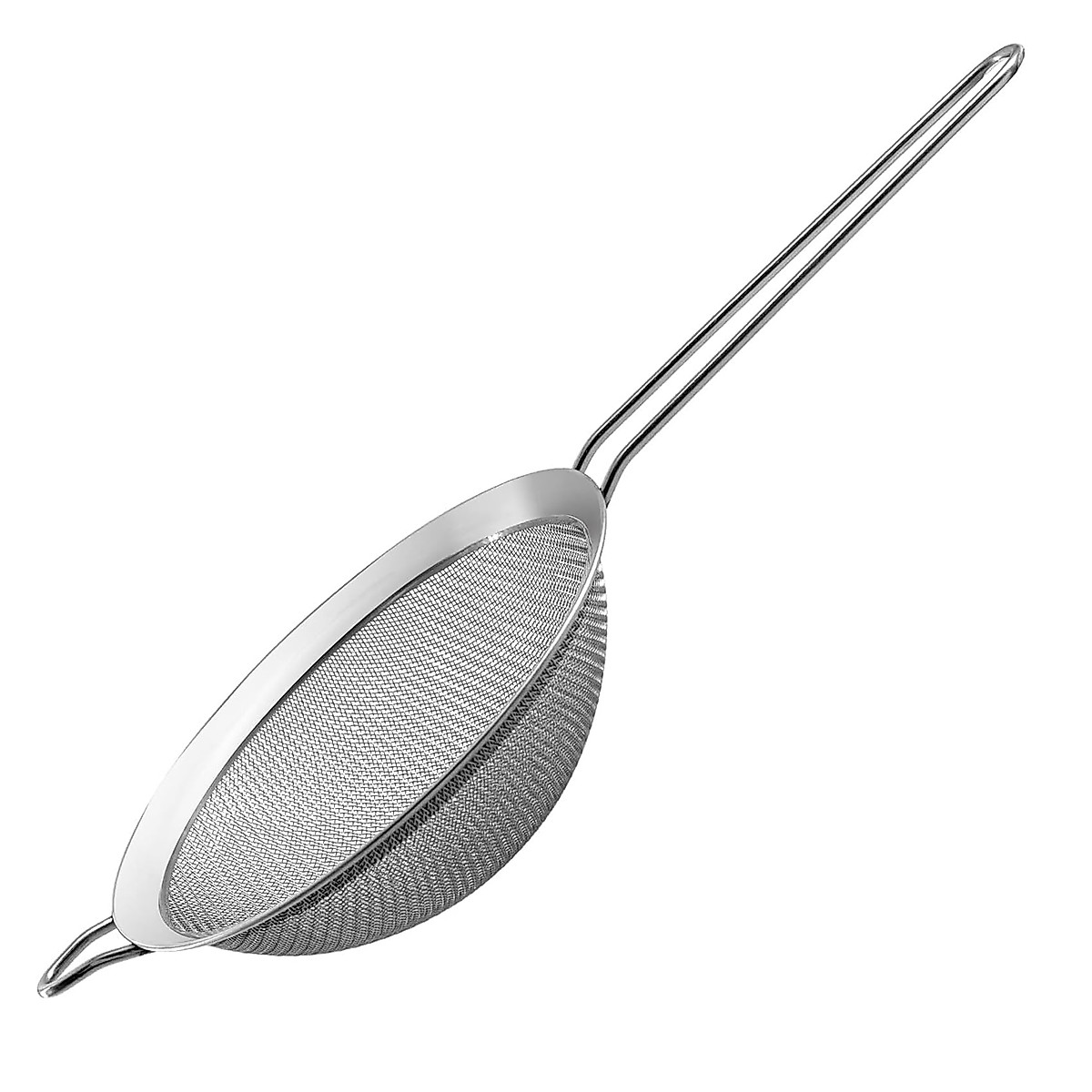 UrDee Stainless Steel Kitchen Metal Food Strainers Effective Cone Shaped Cocktail Strainer For Cocktails, Tea Herbs, Coffee & Drinks - Sieve Fine Mesh Stainless Steel for Rice, Quinoa, Pasta, Fruit