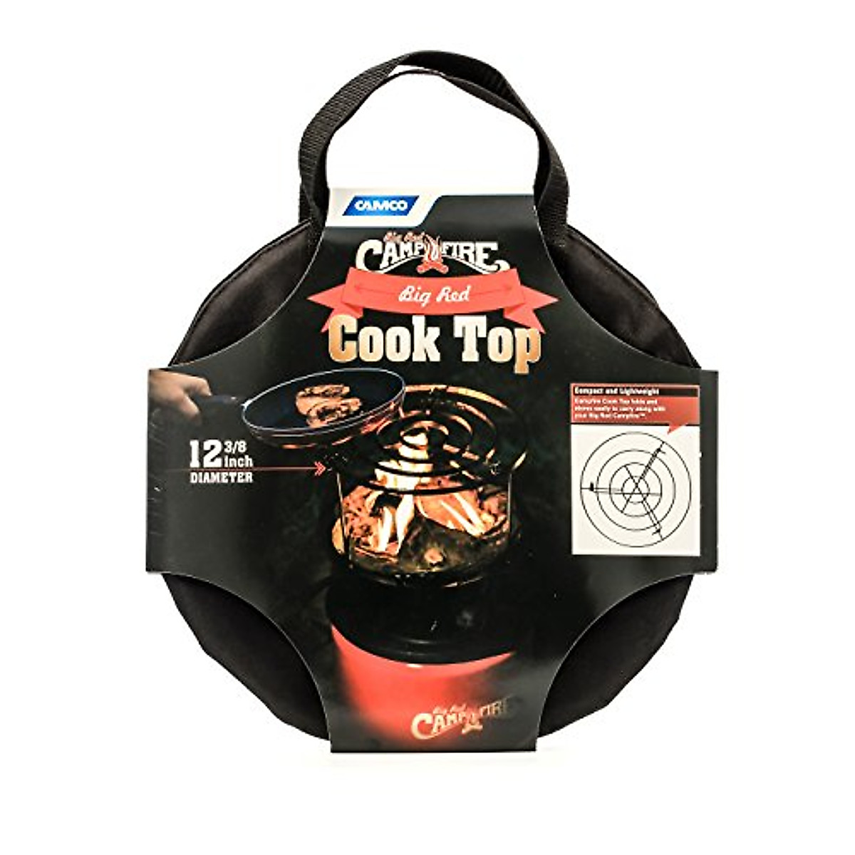 Camco 58038 Red Big Campfire Cooktop