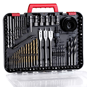 AVID POWER 12V Cordless Drill Set Bundle with 100PCS Drill Bits for Metal, Wood, Masonry