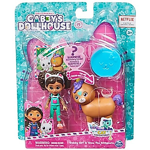 Gabby's Dollhouse, Gabby Girl and Kico the Kittycorn Toy Figures Pack, with Accessories and Surprise Kids Toys for Ages 3 and up