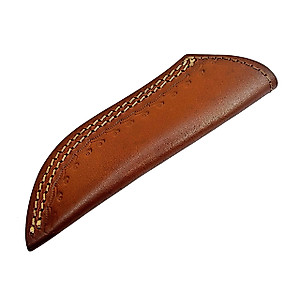 7" long handmade leather knife sheath for 7"—9" fixed blade knife