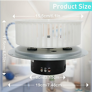 0696B000 Motor Assembly for QT100 and QT110 Series Fans, Bathroom Fan Motor Replacement for NuTone QT-110N-B JA2C394N QT100L QT9093, 0696B000 Bathroom Exhaust Fan Motor Replacement for NuTone