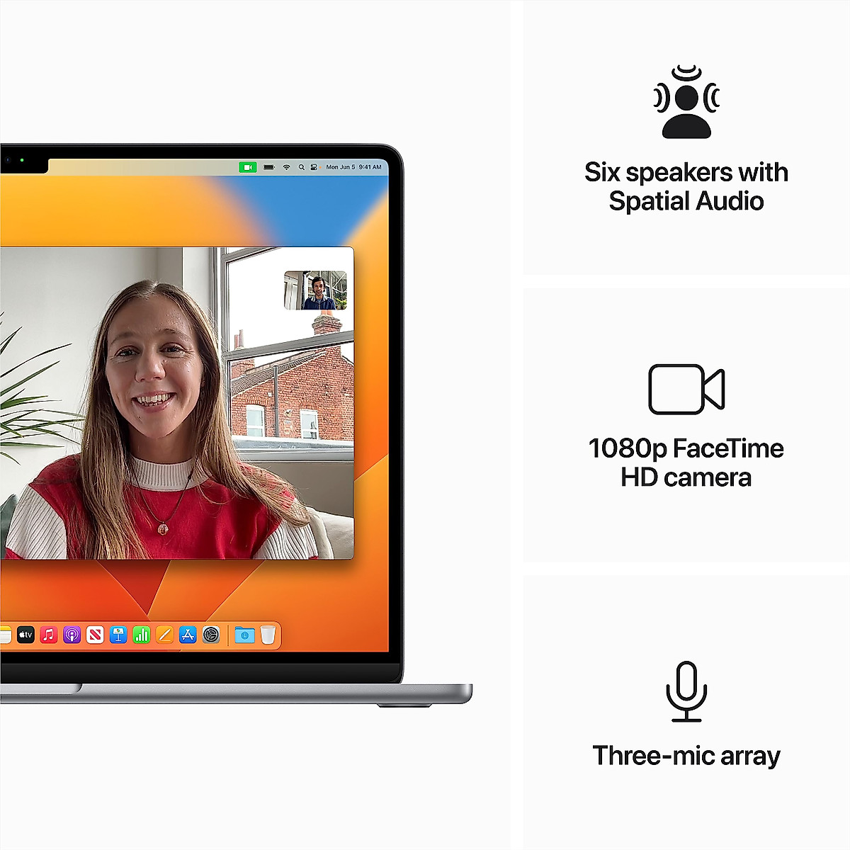 Apple 2023 MacBook Air Laptop with M2 chip: 15.3-inch Liquid Retina Display, 8GB Unified Memory, 512GB SSD Storage, 1080p FaceTime HD Camera, Touch ID. Works with iPhone/iPad; Space Gray