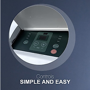 Cooper & Hunter 12,000 BTU PTAC Packaged Terminal Air Conditioner with 3.5 kW Electric Heater and Electric Cord