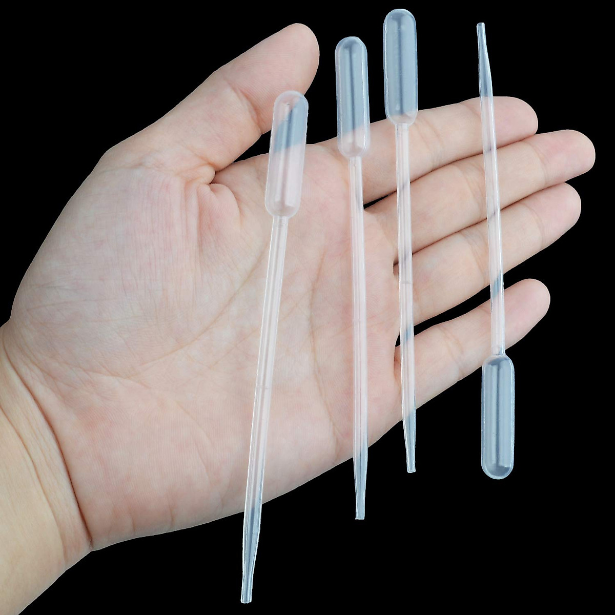 BronaGrand 200pcs 0.5ml Disposable Plastic Graduated Transfer Pipettes Dropper