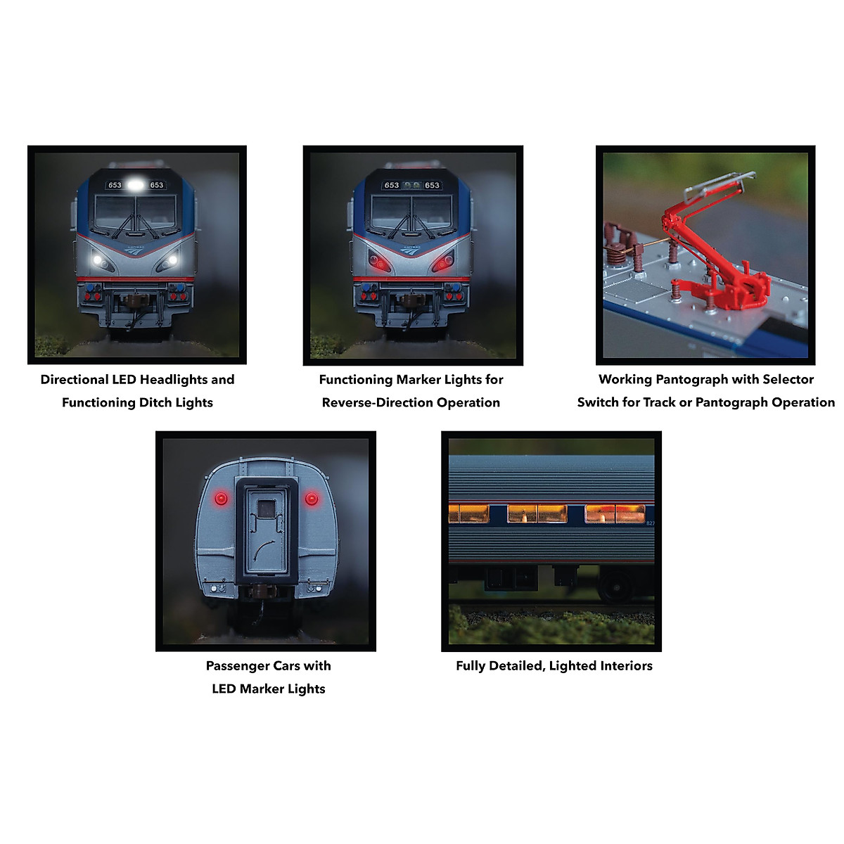 Bachmann Trains - Amtrak® City Sprinter - Ready to Run Electric Train Set - HO Scale
