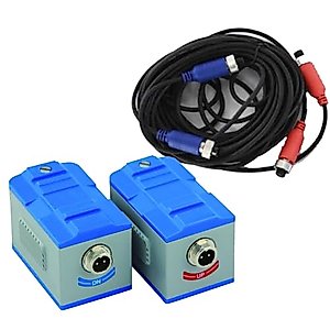 VTSYIQI 10m Flowmeter Cable Wire Ultrasonic Flowmeter Transducer TL-1 Large Size Clamp On Sensor DN300~6000mm Apply to TUF-2000H TUF-2000P TUC-2000E Ultrasonic Flow Meter