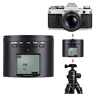 Suptig Tripod Mount Camera Tripod Mount Electric 360 Degree Tripod Head Compatible for Phone, Gopro, DJI osmo, Insta 360 and Digital Cam