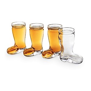 Final Touch Set of 4 Das Boot 1.5-Oz. Shot Glasses