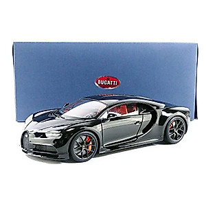 AUTOart 1/18 Bugatti Chiron Sport 2019, Nocturne Black Model Car