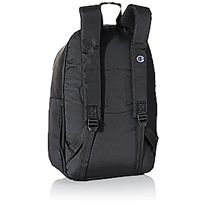 Champion unisex adult Backpacks, Black/Blue, One Size US