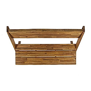 Christopher Knight Home Irene Outdoor Acacia Wood Bench, Sandblast Teak Finish