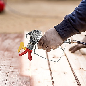 CPROSP Airless Paint Spray Gun, High Pressure 3600 PSI with 4 x Swivel Joint 211,515,517,621 and 6 x Filter