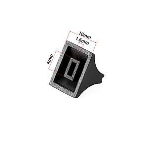 uxcell Straight Sliding Potentiometer Push-Pull Cap for Volume Tone Fader Cap Stage Lighting Dimming Cap 10pcs