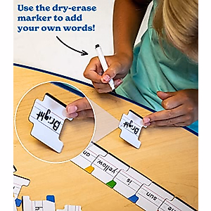 Carson Dellosa 250-Piece Big Box of Sentence Building for Kids, Sight Word Game with Dry Erase Marker and Color-Coded Sight Words and Punctuation Cards, Speech Therapy Toys for Toddlers