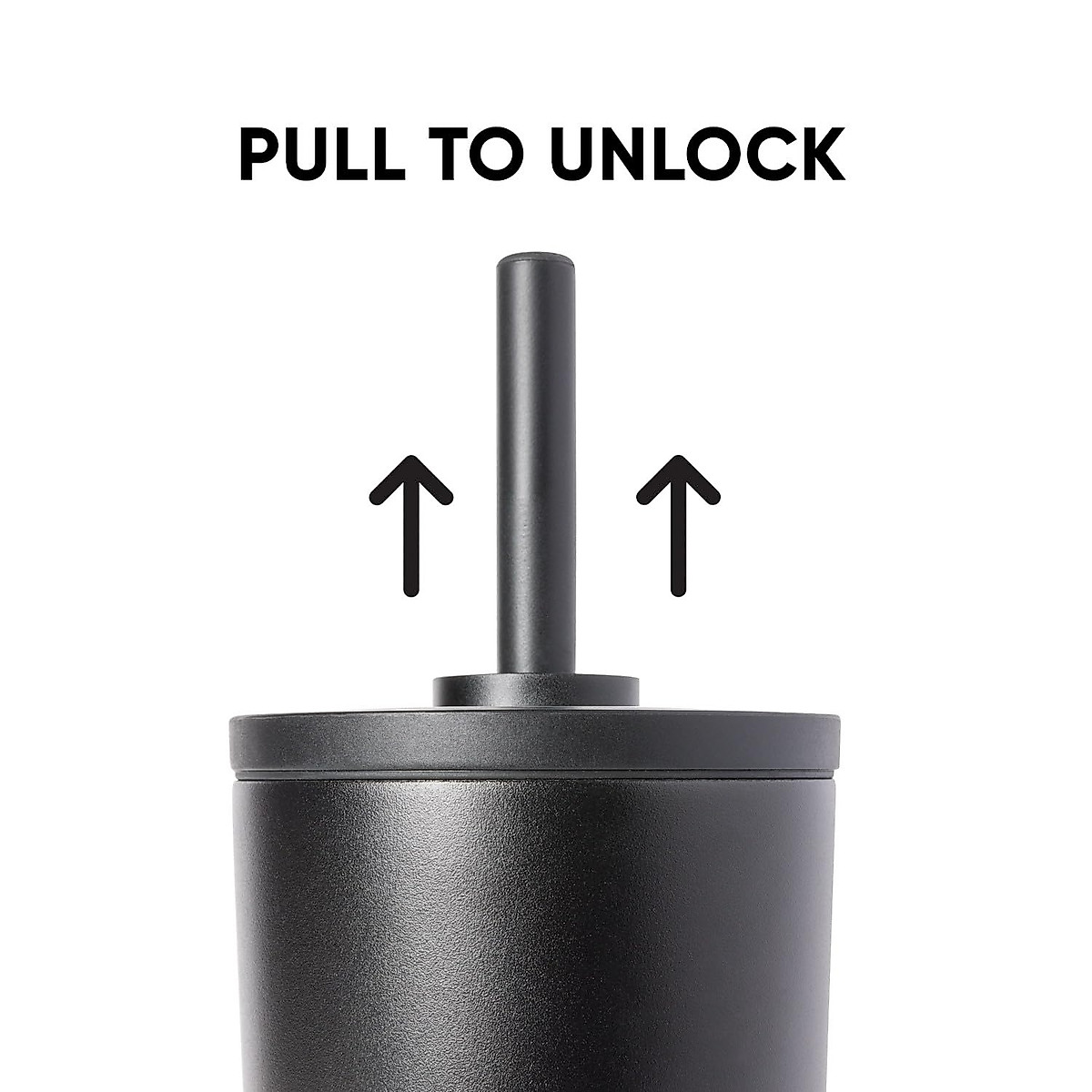 Simple Modern Insulated Tumbler with Lid and Straw | Leak-Proof Iced Coffee Cup | Ceramic-Lined Stainless Steel Travel Mug | Gifts for Women Her Him | Classic Signature | 24oz | Midnight Black