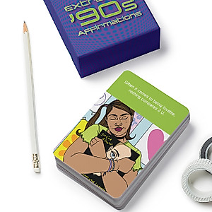 Knock Knock Extremely 90s Affirmations Deck: 50 Cards That Combine 1990s Nostalgia With The Power of Affirmations! (Affirmations from the Decades)