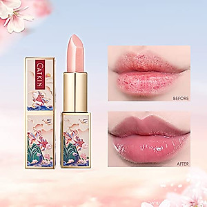 CATKIN Lip Balm Color Changing Lipstick Ultra Hydrating Lip Moistrurizer Chapstick with Vitamin E Nourishing For Cracked & Dry Lips 0.12 oz