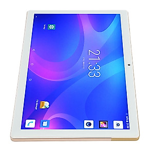 Yunseity Portable 10 Inch Tablet, IPS HD Tablet PC, 2.4G 5G WiFi Office Tablet, 8GB RAM 256GB ROM, 8MP 13MP Dual Cameras, Octa Core CPU, Lasting Battery