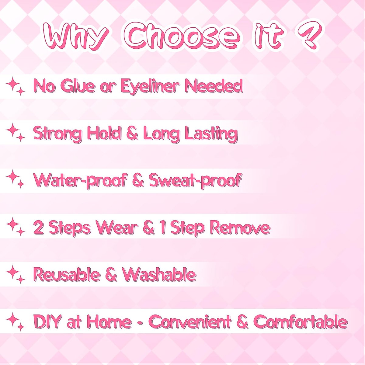Self Adhesive Eyelashes Lash Clusters DIY Eyelash Extensions 48pcs Self Adhesive Individual Lash Extensions CD Curl Eyelash Clusters Lashes