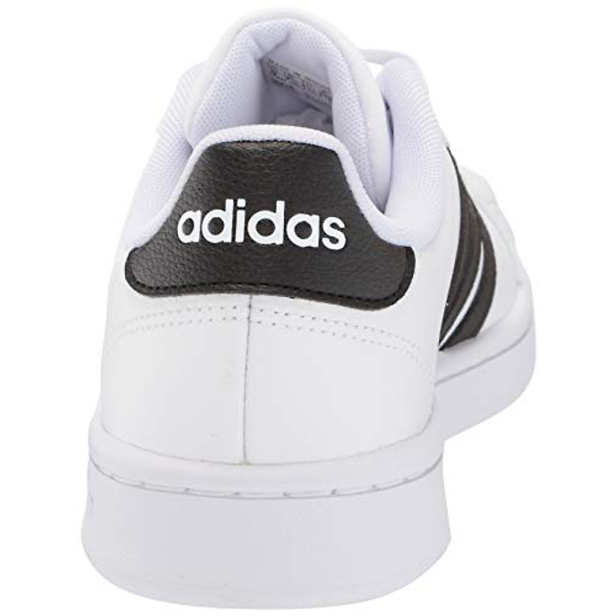 adidas Women's Grand Court Shoe, White/Black/White, 8