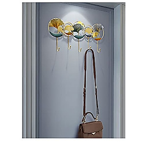 BBSJ Nordic Bedroom Door Back Hook Fashion Entry Porch Coat Hook Free Punching Metal Coat Hook Wall Hanging