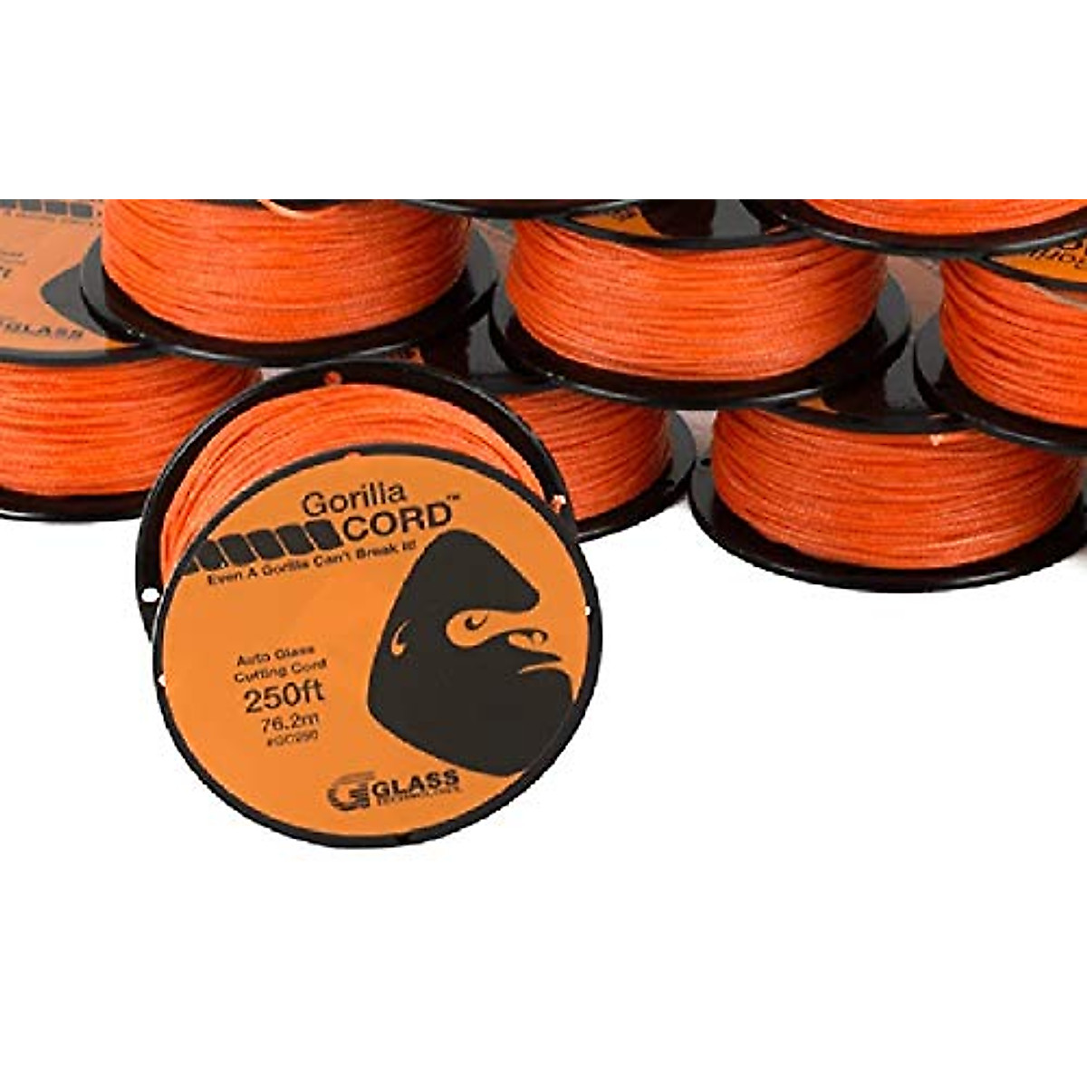 GT Tools Glass Technology - Gorilla Cord Auto Glass Cutting Line - 250 ft | Premium Quality Cutting Line for Precision Windshield Removal | Strong and Reliable Tool for Professionals