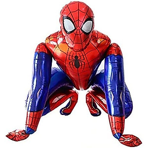2PCS, Superhero Airwalker Foil Balloon, Medium Size, for Kid Toddler, Birthday Decoration, Supplies Decoration, Large Spidey Balloon
