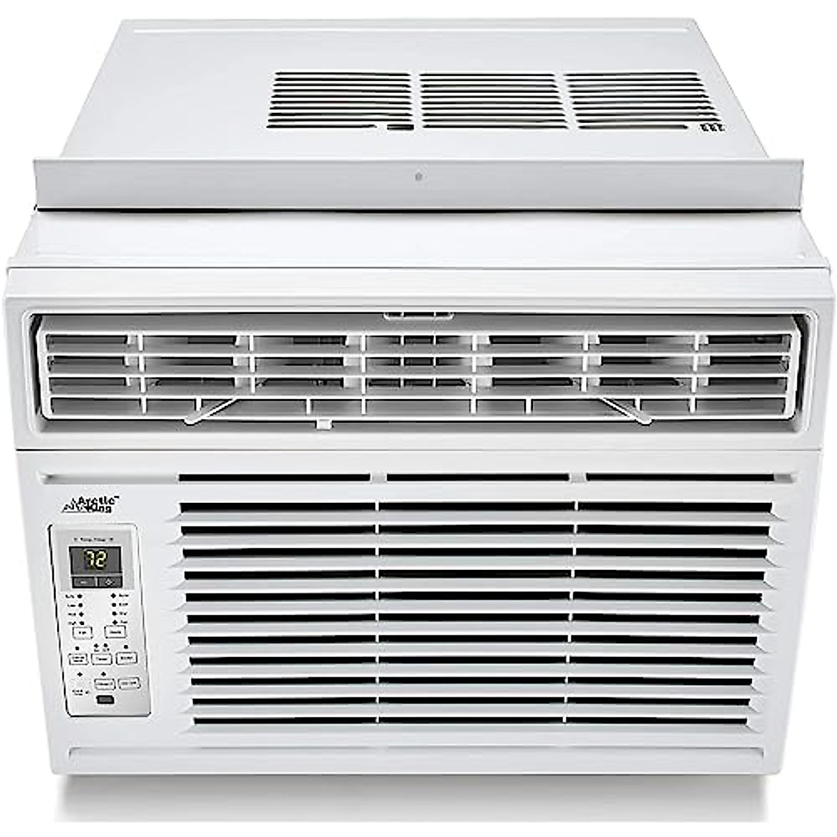 Arctic King 10,000 BTU Window Air Conditioner, Cools up to 450 Sq. Ft, with Digital Panel and Remote Control, Easy Installation, for House, Apartment, and Office (Renewed)