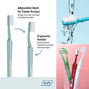 TEPE Gentle Care Soft Toothbrush, Adult Post-Surgery Toothbrush for Sensitive Teeth and Gums