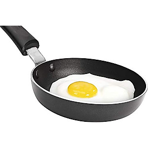 GoodCook Everyday Nonstick Aluminum 4.6" Mini Frying Pan, Black