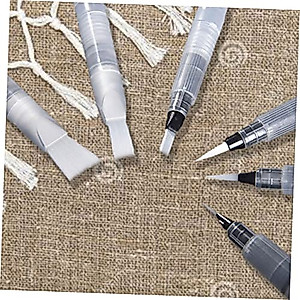 MAGICLULU 2 Set/12pcs Art & Craft Project Back to Art Supplies Classroom Drawing Supplies Water Color Brush Pens Water Soluble Colored Pencils Water Coloring Brush Pen Lettering Set