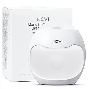 NCVI Manual Wearable Breast Pump | Breastmilk Collector, Hands-Free & Portable, Natural Expression, Breast Feeding Essentials | Astronaut Series, 1pc