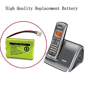 27910 Cordless Telephone Battery Compatible with AT&T 89-1323-00-0 Motorola SD-7501 RadioShack 23-959 23-894 Ni-MH 3.6V(Pack 2)