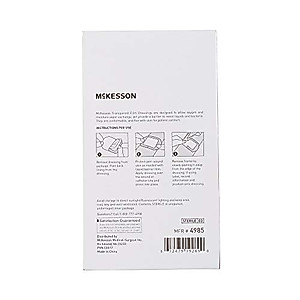McKesson Transparent Film Dressing, Sterile, Frame Delivery, 2 3/8 in x 2 3/4 in, 100 Count, 1 Pack