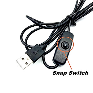 ZOELASS Upgraded Big Chip 395nm UV LED Black Light fixtures with Gooseneck and clamp for UV Gel Nail and Ultraviolet Curing, Portable UV Blacklight 5V USB Input (Black 2W)…