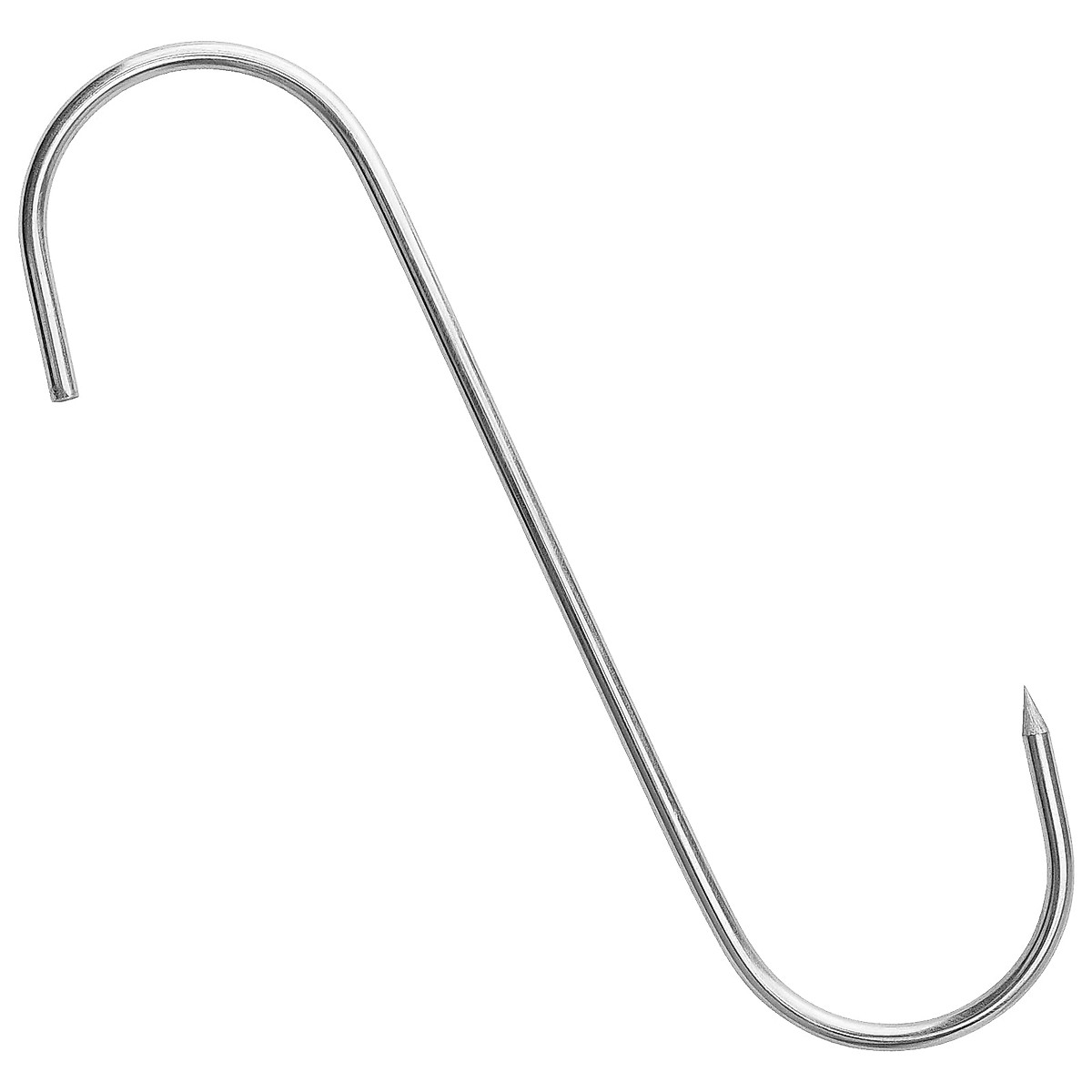 MAHIONG 40 PCS 6.3 Inch Meat Hooks, Stainless Steel S-Shaped Butcher Hook Smoking Hook Meat Processing for Hanging, Drying, BBQ, Chicken, Ribs