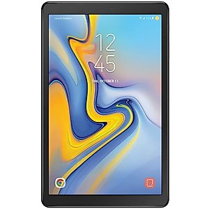 Samsung Galaxy Tab A (2018), 10.5-inch, 32GB, WIFI + Verizon - Black (Renewed)