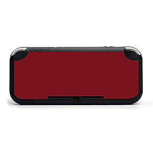 MightySkins Skin Compatible with Nintendo Switch Lite - Solid Burgundy | Protective, Durable, and Unique Vinyl Decal Wrap Cover | Easy to Apply, Remove, and Change Styles | Made in The USA